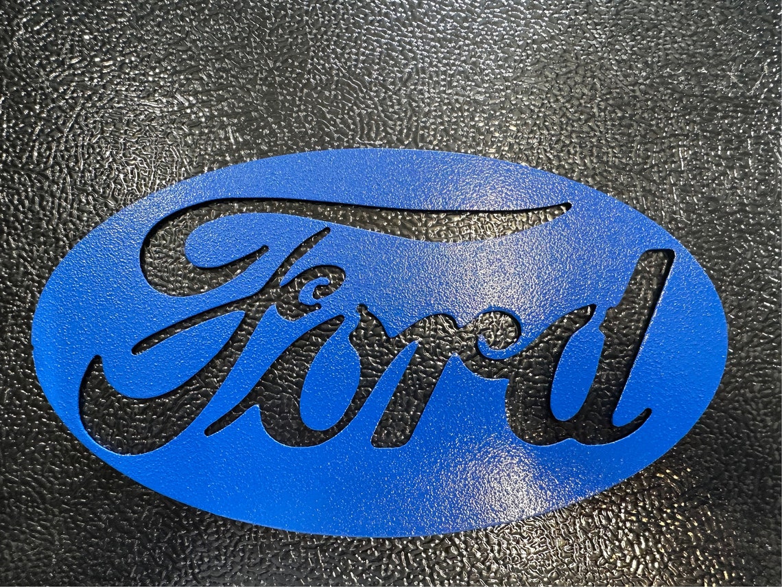 Metal Ford Logo Sign - Etsy