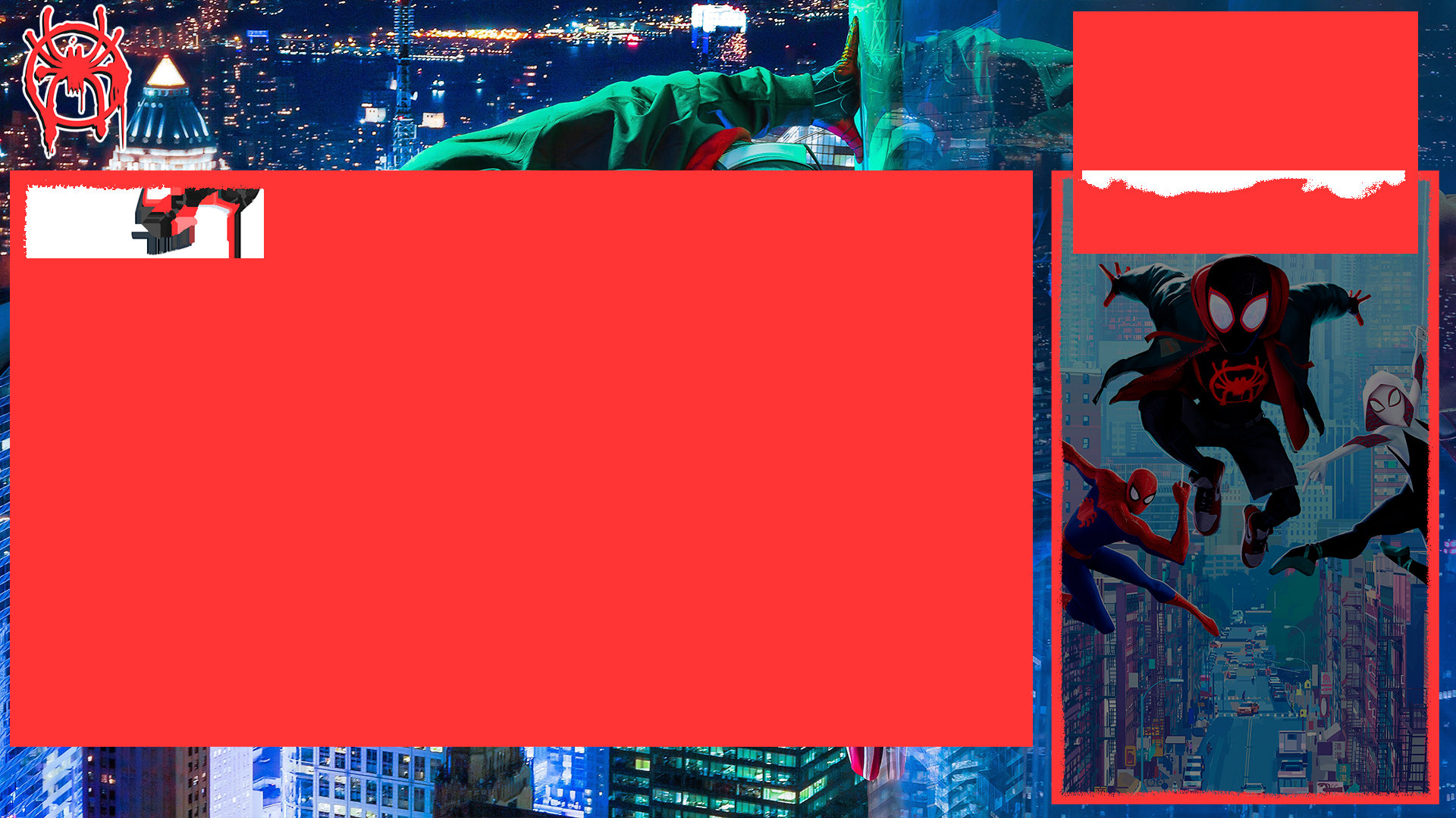 Miles Morales, Spiderman ,twitch Overlay , Overlays - Etsy Canada