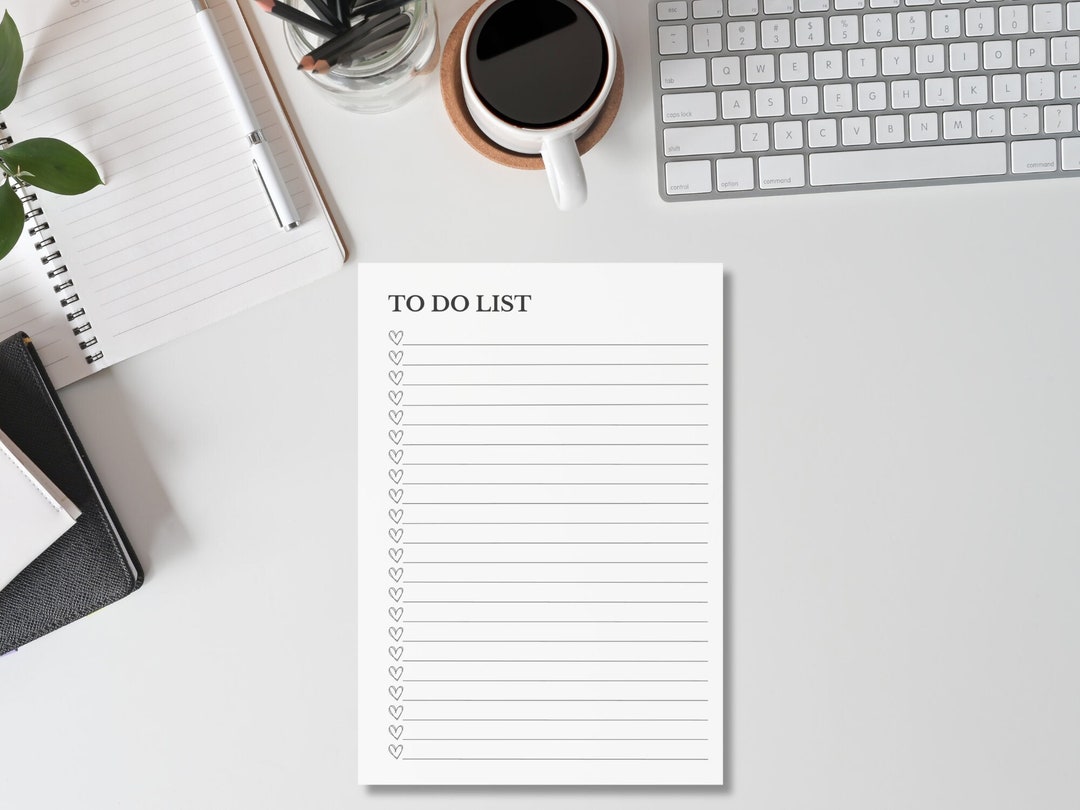 To Do List / Printable to Do List / A5 to Do List / Planner / List ...
