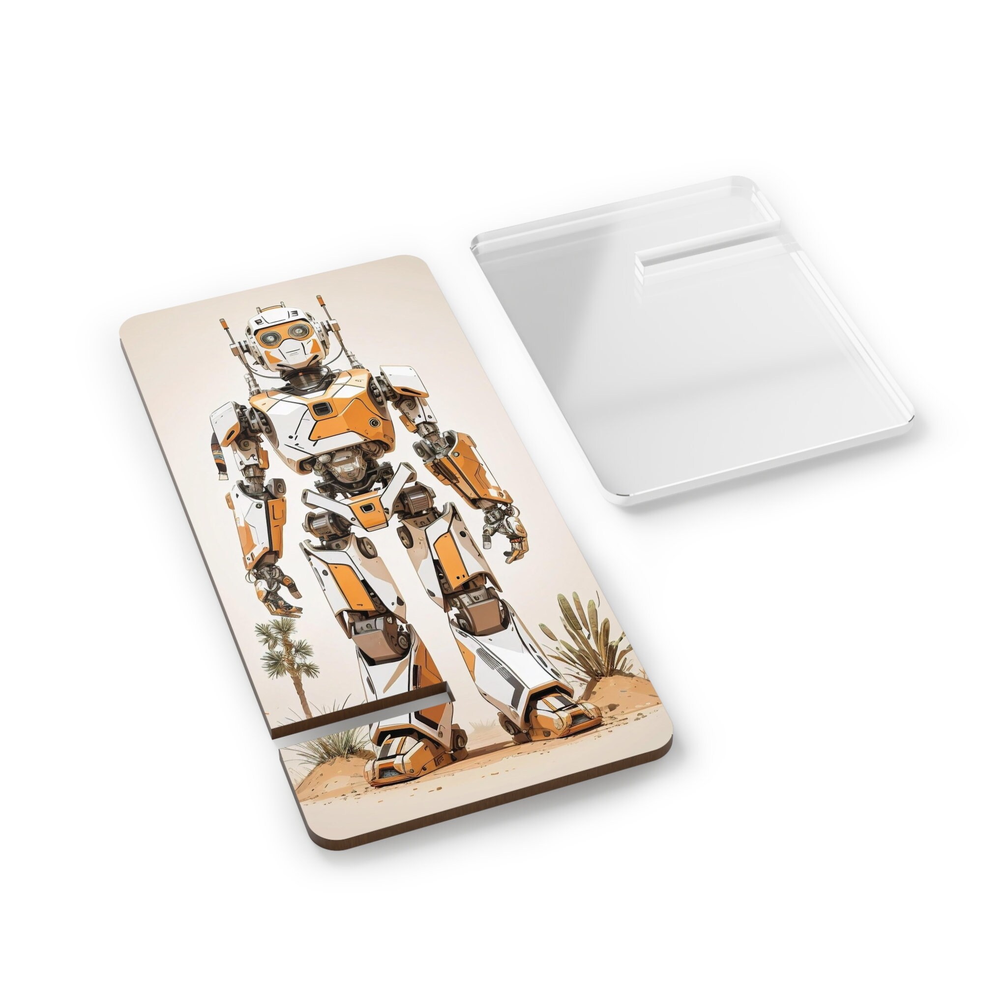 Rustic Robot Mobile Display Stand for Smartphones - Etsy