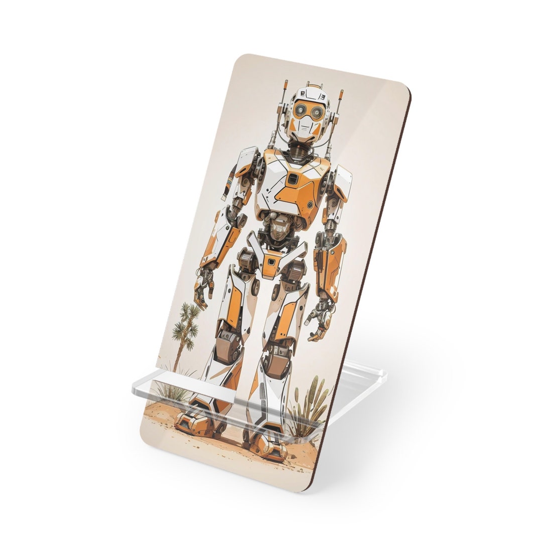 Rustic Robot Mobile Display Stand for Smartphones - Etsy