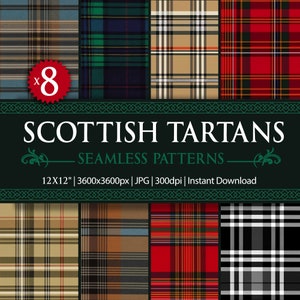 Highland Winter Pack. Scottish Inspired Winter Themed Papers - Etsy Canada