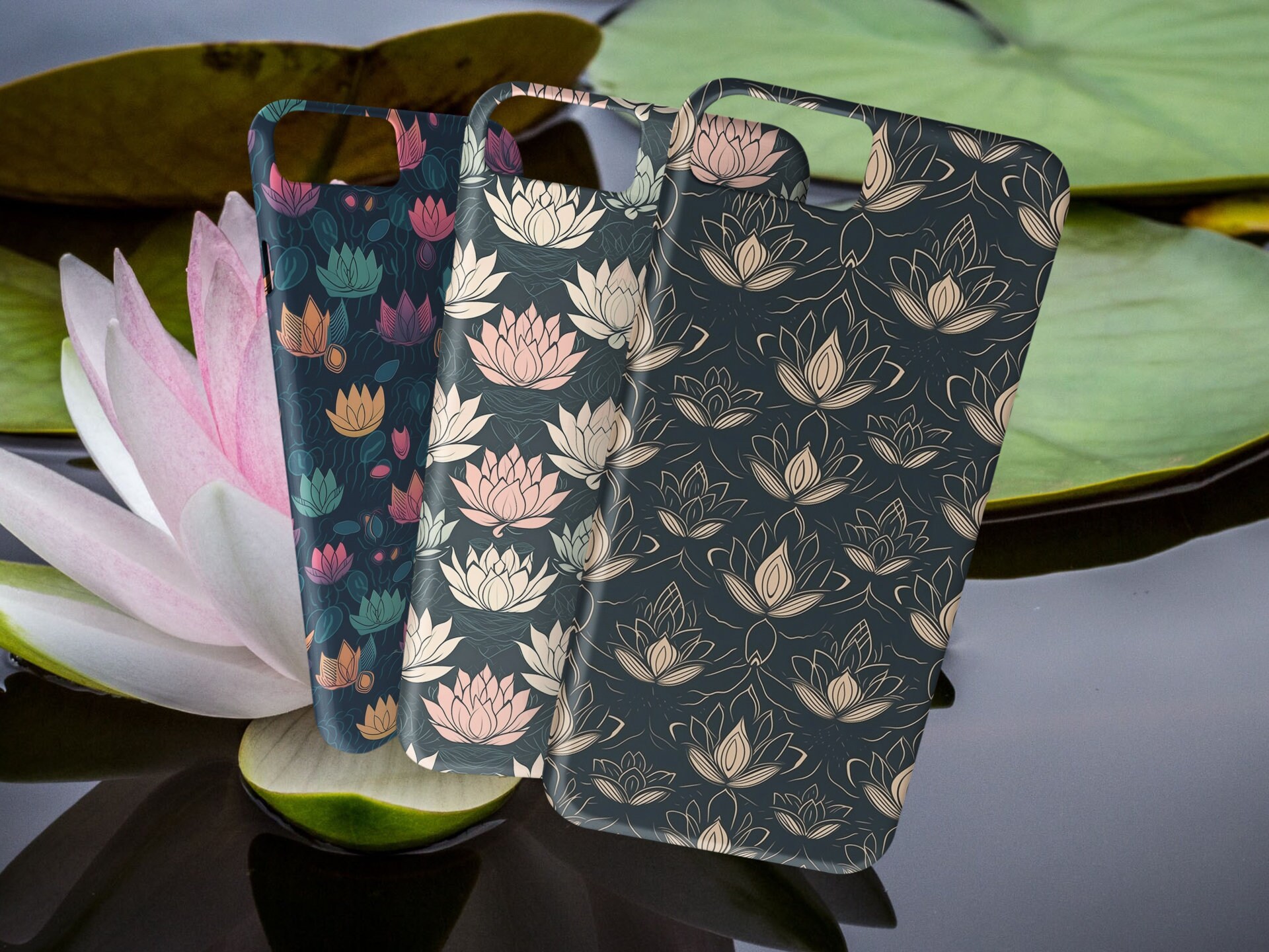 Japanese Lotus Patterns - Serene and Seamless Designs for Textiles and ...