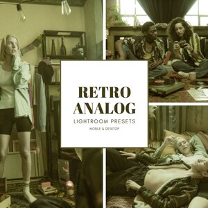 20 RETRO ANALOG FILM Lightroom Presets for Mobile & Desktop Presets ...