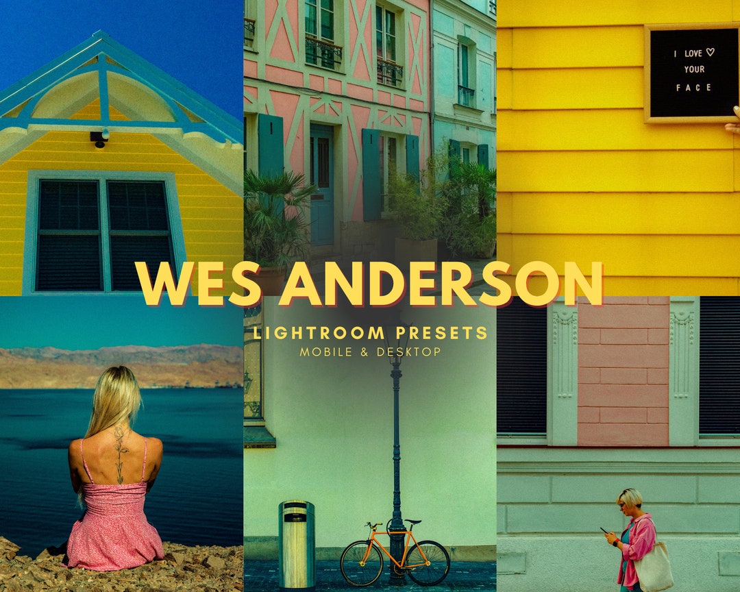 Wes Anderson Lightroom Presets: Cinematic Photo Filters (mobile ...