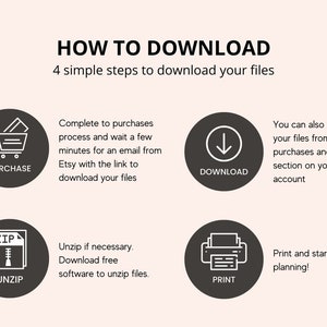 Period Tracker Printable Set: Minimalist Planner (A4, A5, US Letter ...