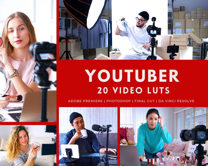 20 YOUTUBER Film Luts | Premiere Pro, Color Grading, Video Luts, Video ...