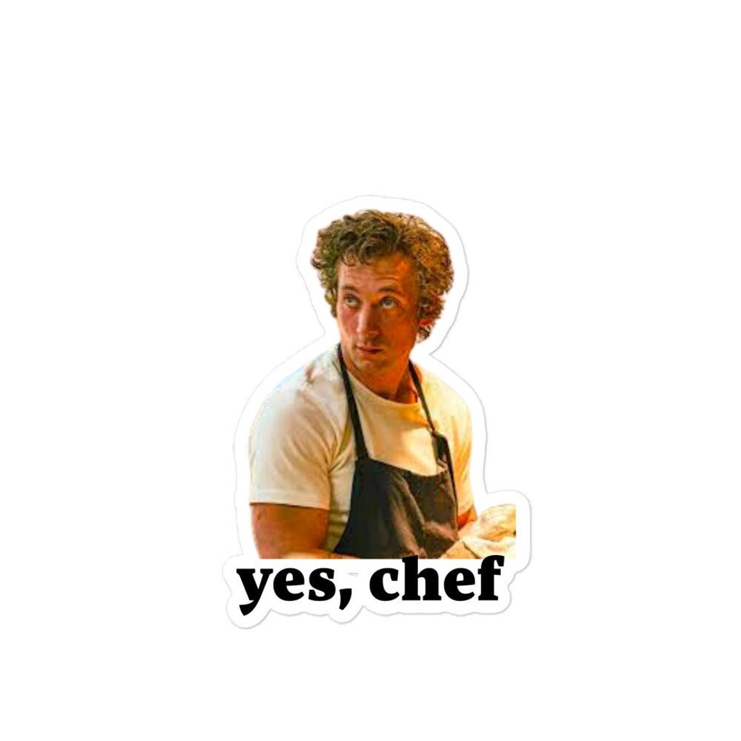 Yes Chef Carmy Berzatto the Bear Sticker - Etsy