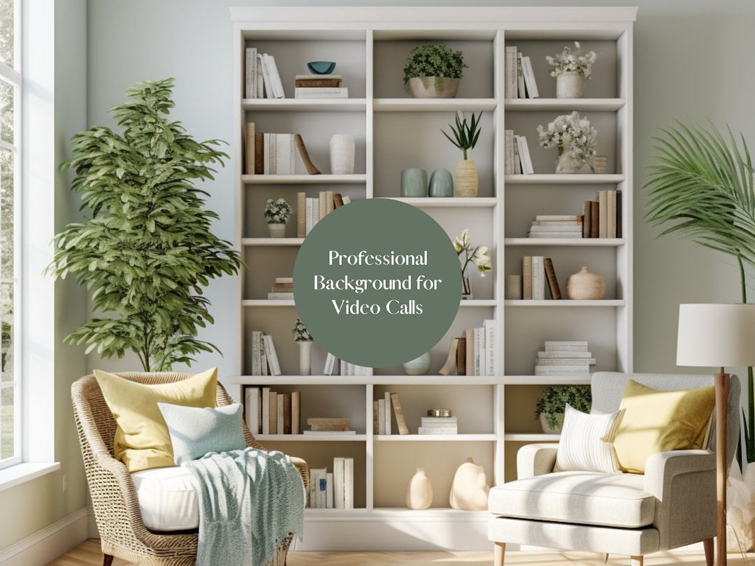 Zoom Background | Virtual Call Background, Realistic Office - Etsy