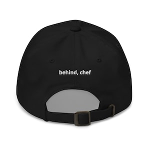 Yes Chef, Behind Chef Hat Inspired by the Bear - Etsy
