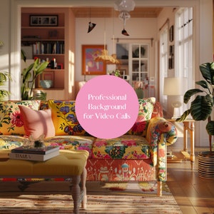 Spring Zoom Background | Virtual Call Background, Spring Vibes - Etsy