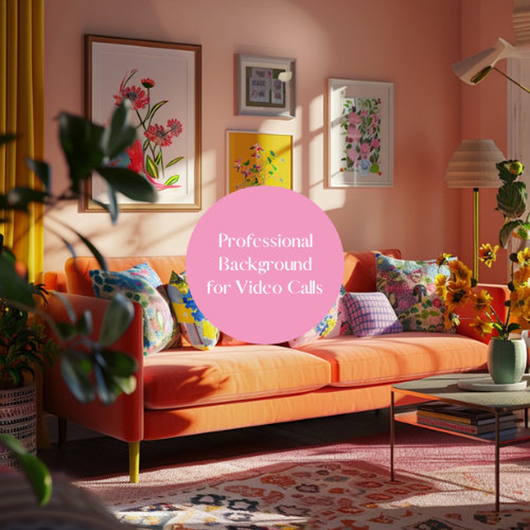 Spring Zoom Background | Virtual Call Background, Spring Vibes - Etsy