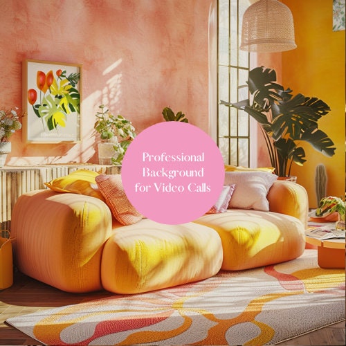 Spring Zoom Background Virtual Call Background, Spring Vibes - Etsy