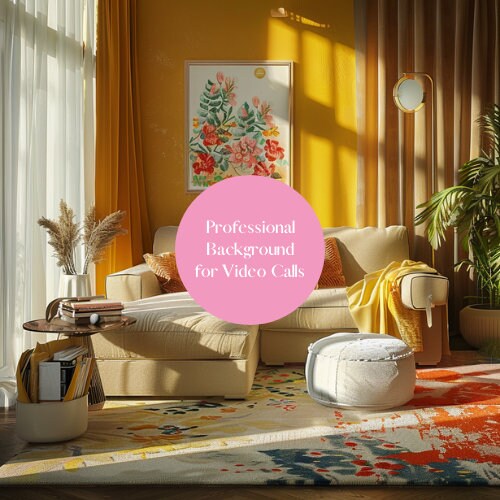 Spring Zoom Background | Virtual Call Background, Spring Vibes - Etsy