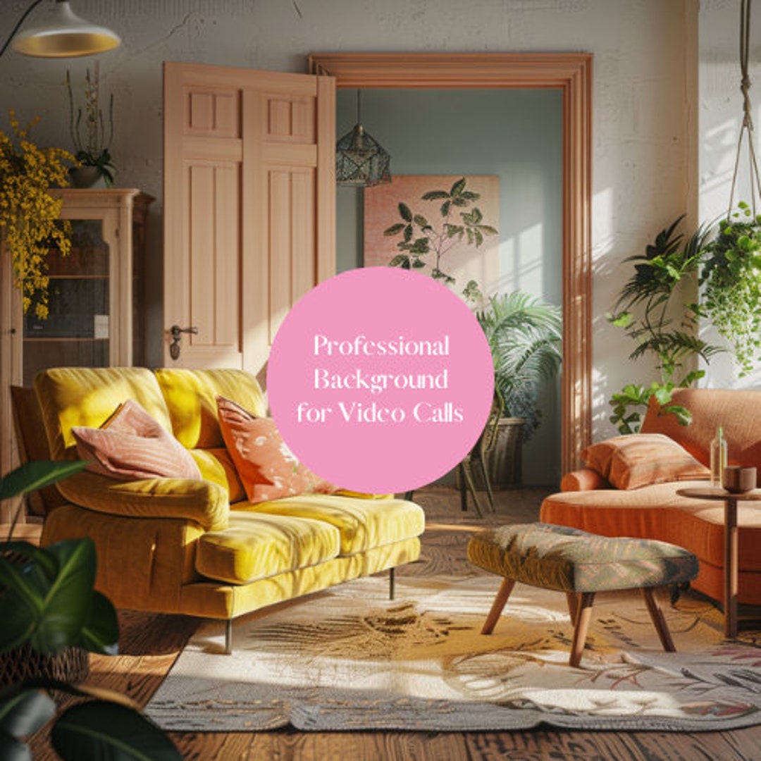 Spring Zoom Background | Virtual Call Background, Spring Vibes - Etsy