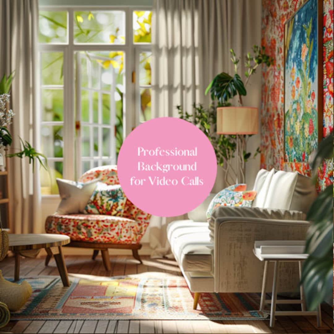 Spring Zoom Background Virtual Call Background, Spring Vibes - Etsy