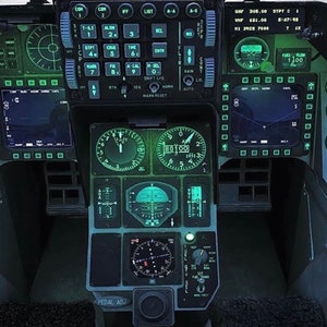 F16 Instrument Panel, Pilot Sublimation Design, Digital Mug Wrap ...