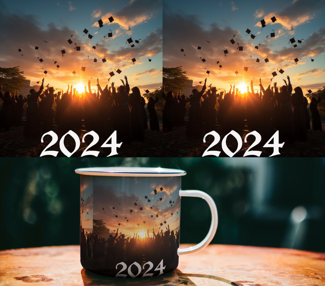 2024 Graduate, Graduation Sublimation Design, Digital Mug Wrap Template ...