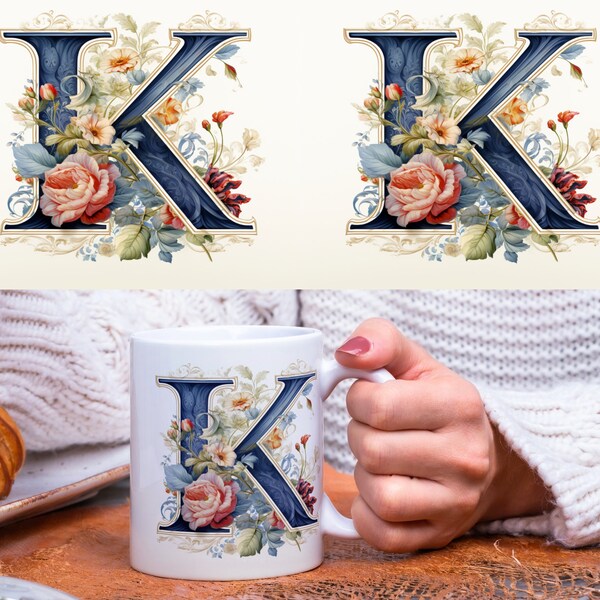 Monogram Letter K - Etsy
