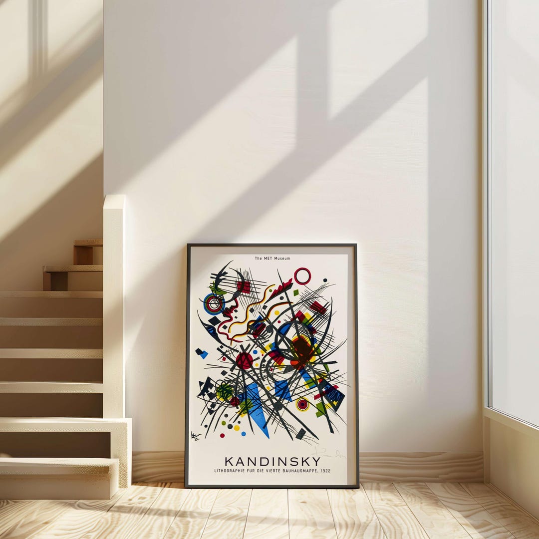 Wassily Kandinsky Art Print, Vintage Kandinsky Exhibition Poster ...