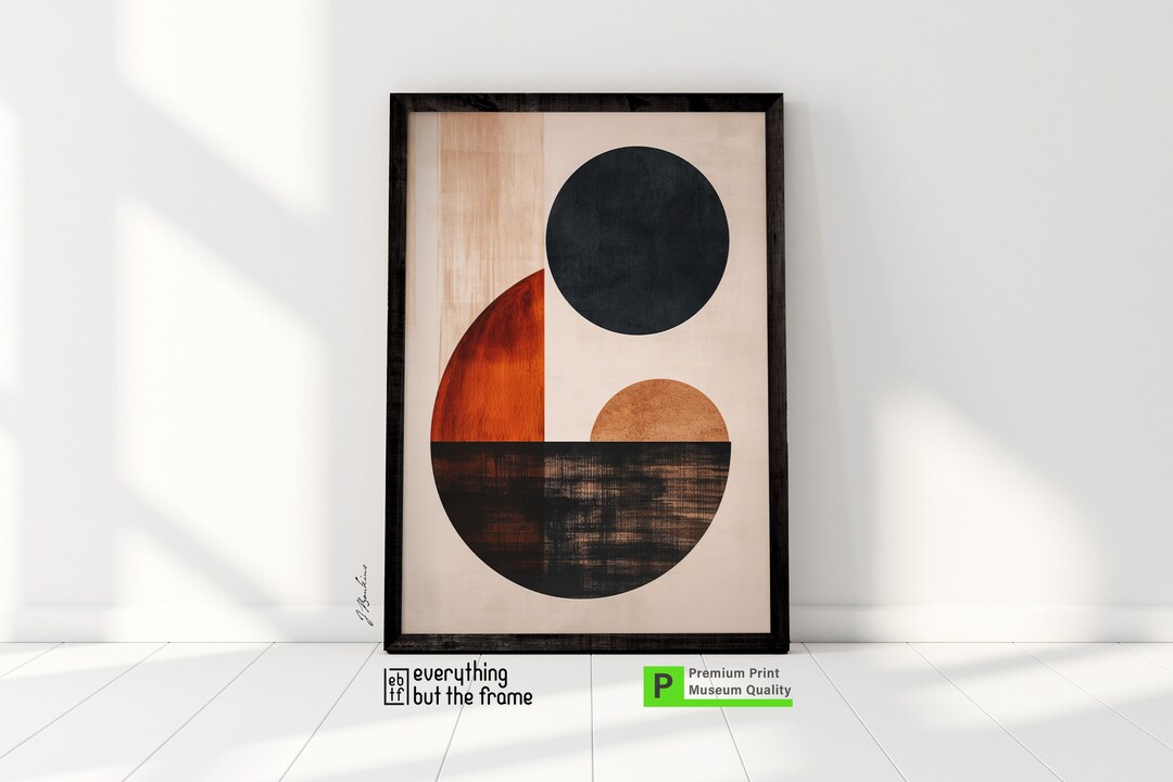 Mutter und Kind Japandi Art Print, Wand Kunst Print, Minimal Art, Abstrakte Kunst, Giclée Print ...