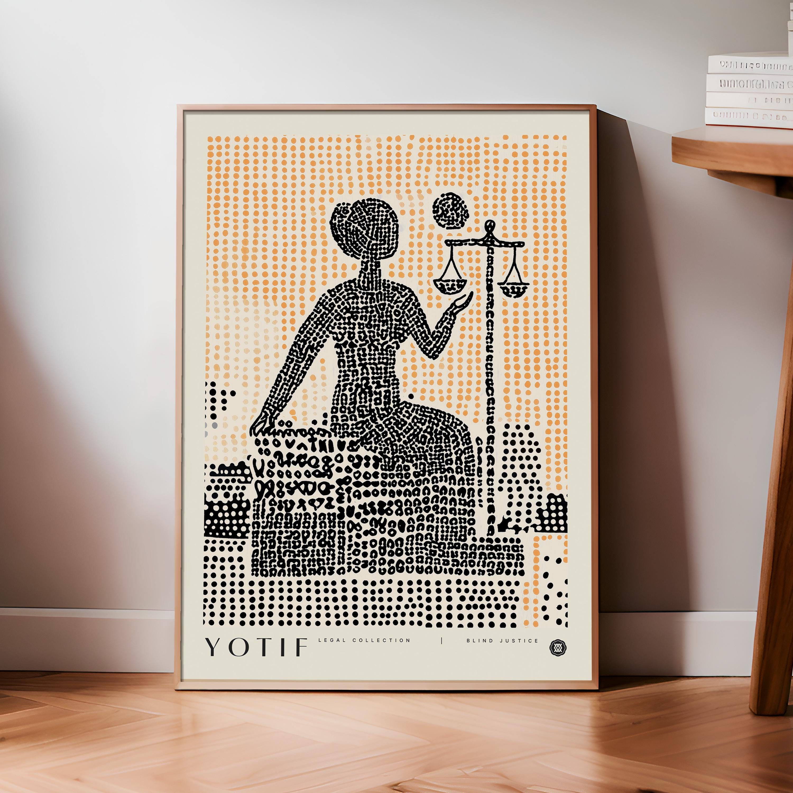 Lady Justice Print, Digital Download, Law Poster, Lawyer Office Decor ...