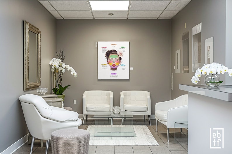 Acne Diagram Model 1, Acne Face Map, Aesthetics Art, Dermatologist Art ...