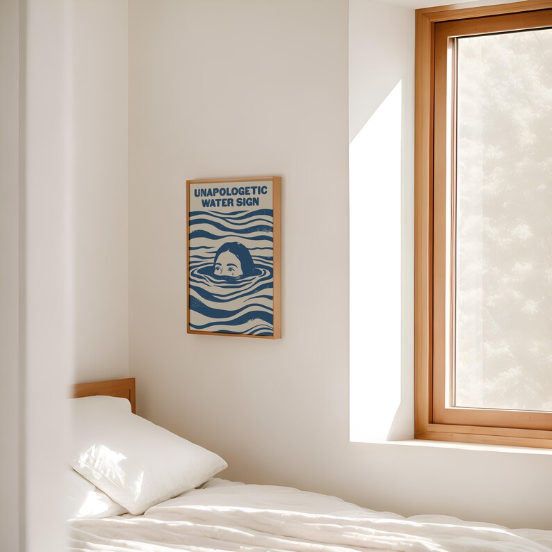 Unapologetic Water Sign | Zodiac Print, Astrology Poster, Horoscope ...