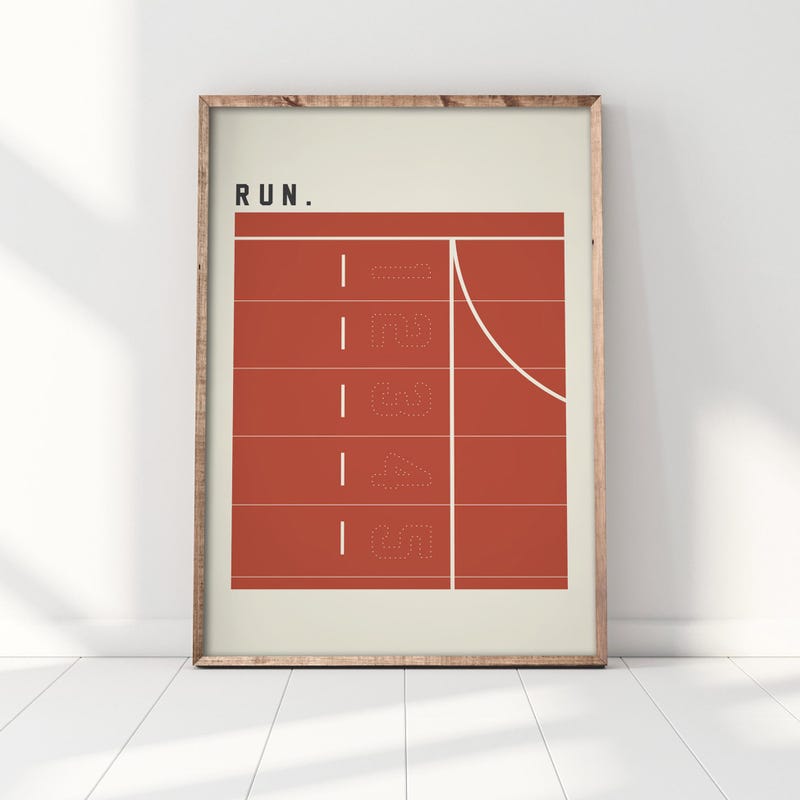 Running Wall Decor - Etsy