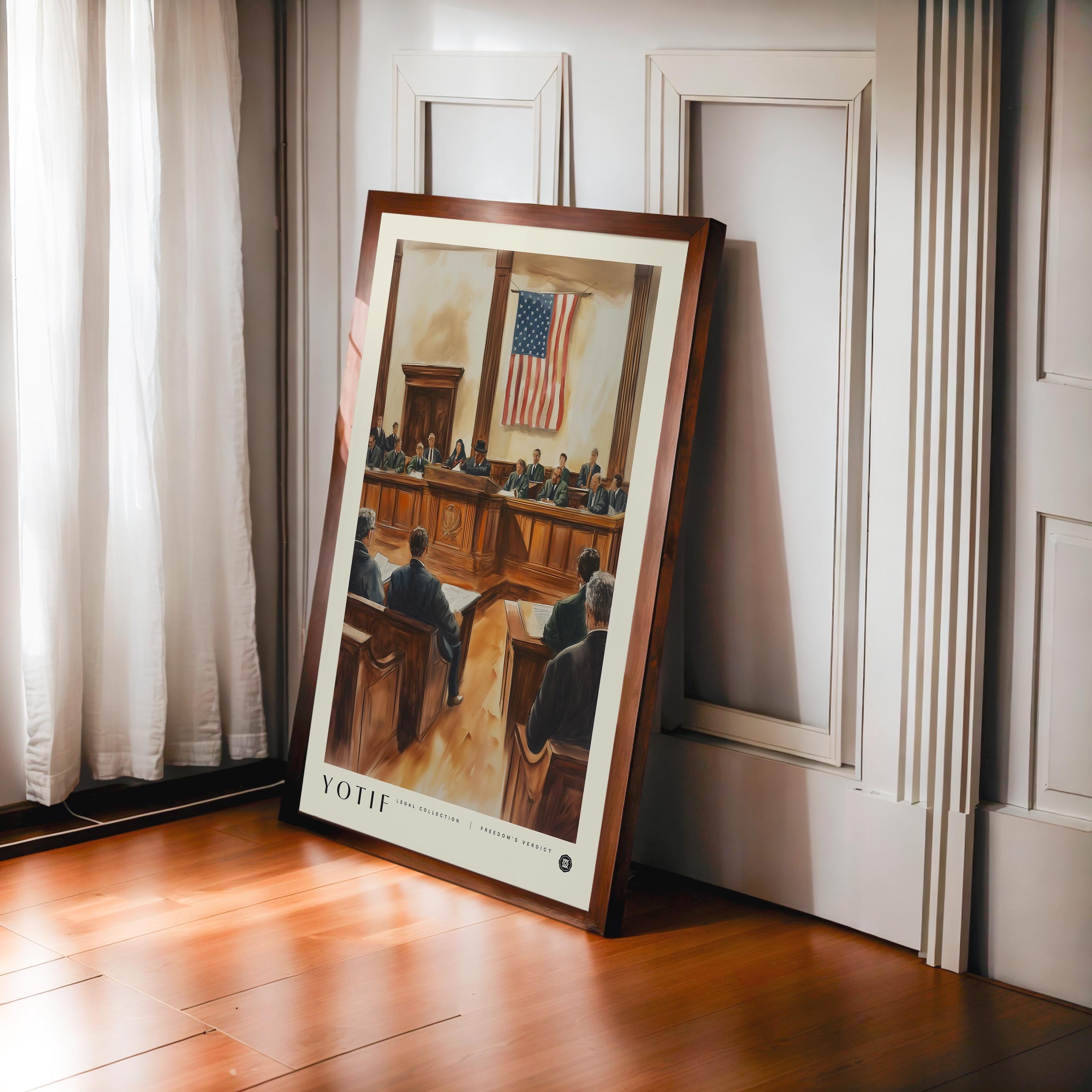 Freedom’s Verdict, Law Poster, Lawyer Office Decor, Digital Download ...