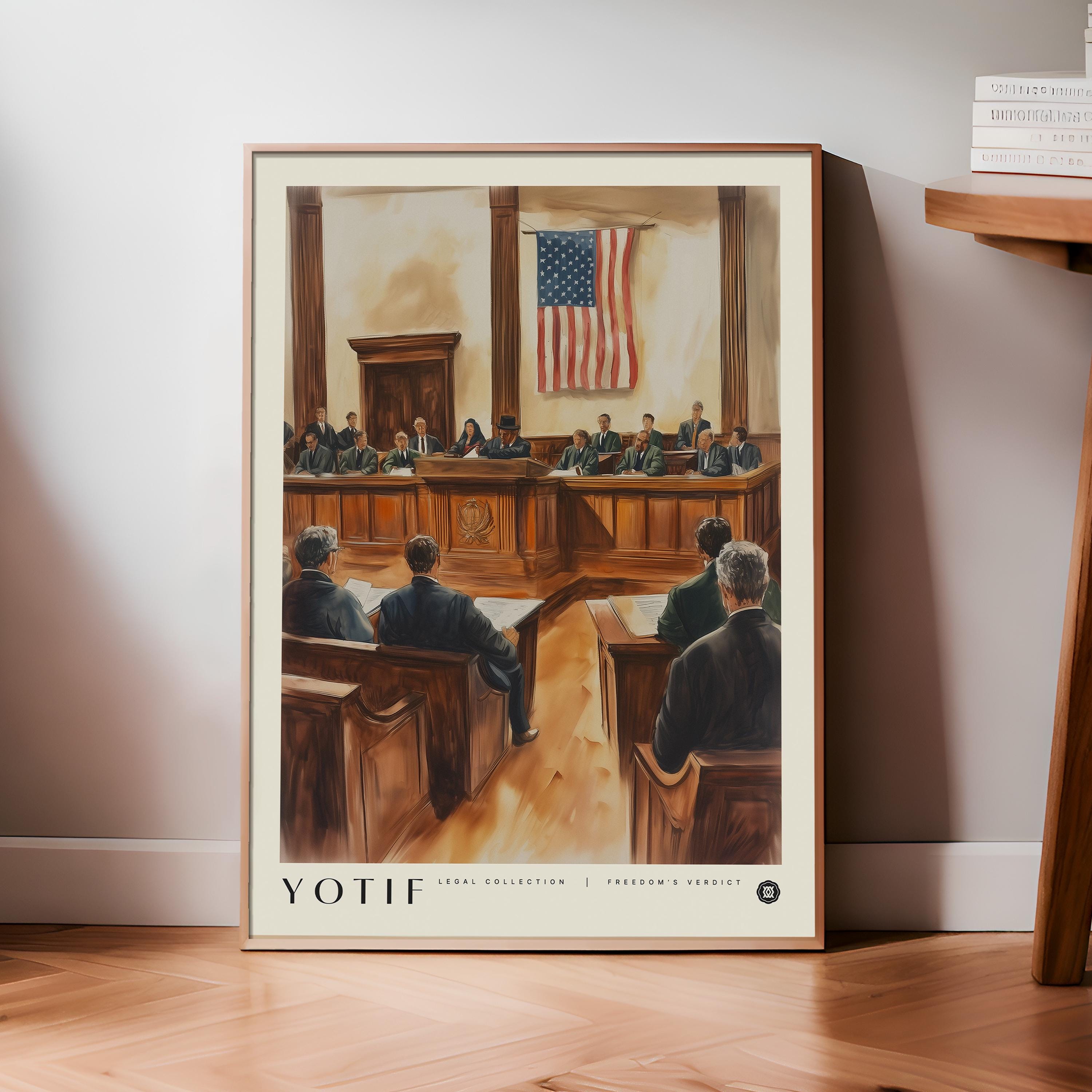 Freedom’s Verdict, Law Poster, Lawyer Office Decor, Digital Download ...