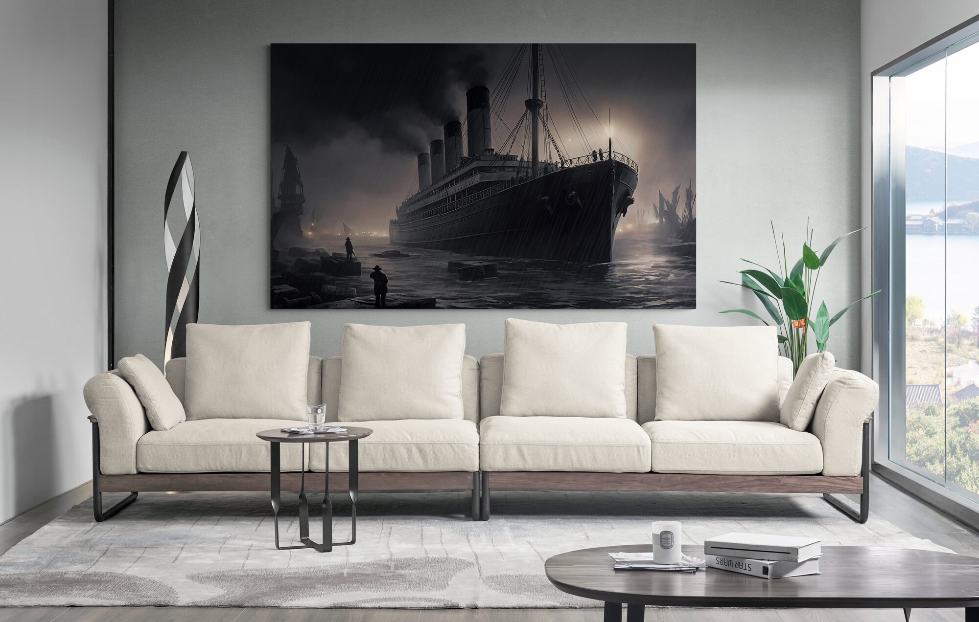 Oil Painting Ship Greatest Ship Decor Old Ship Wall Art Sea - Etsy