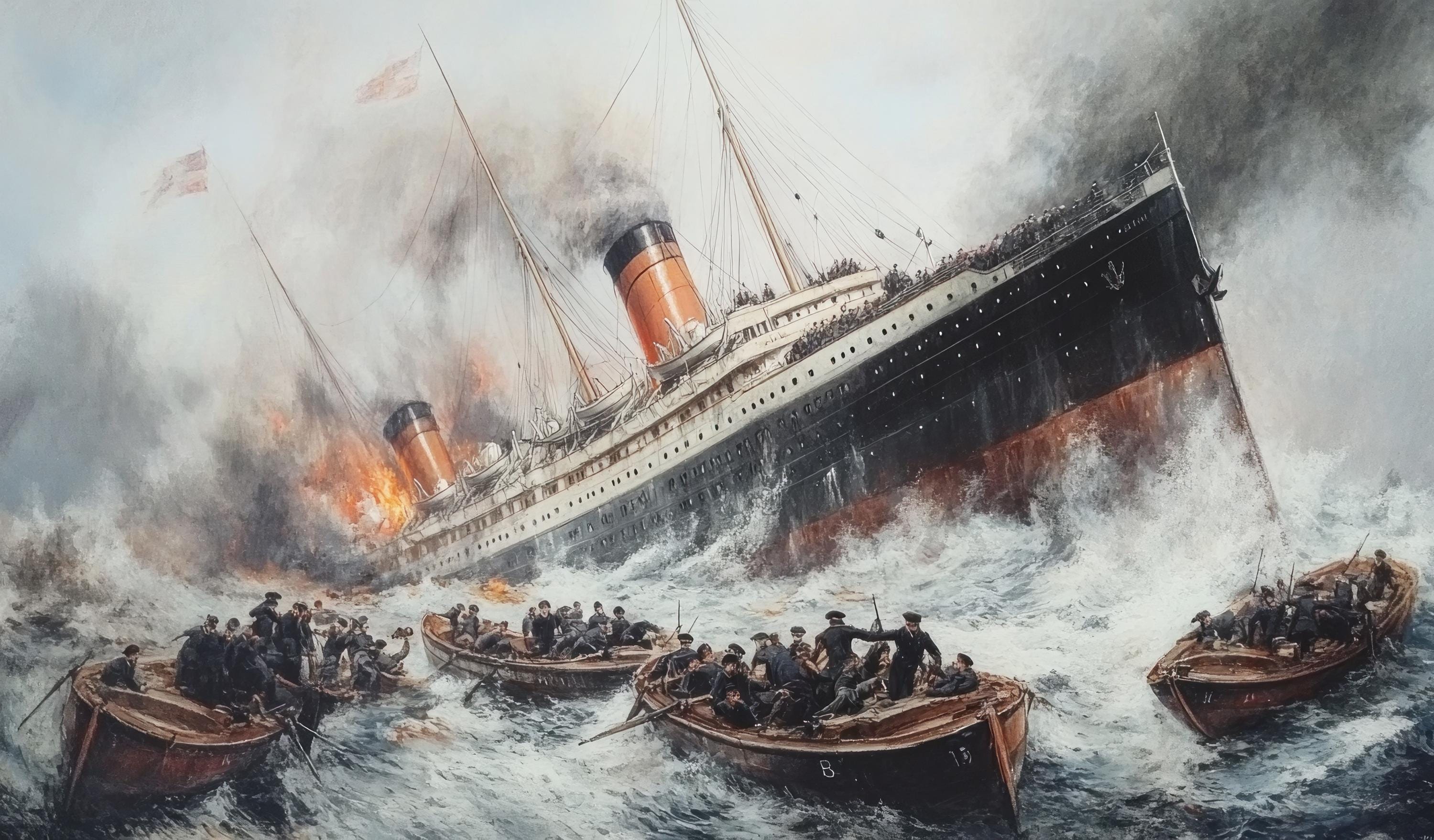 Digital Download – Titanic Sinking Collage | Printable Wall Art ...