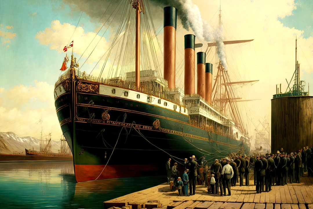 Travel Wall Art Gift, Old Ship Wall Art, Sailing Wall Art, Oil Painting ...