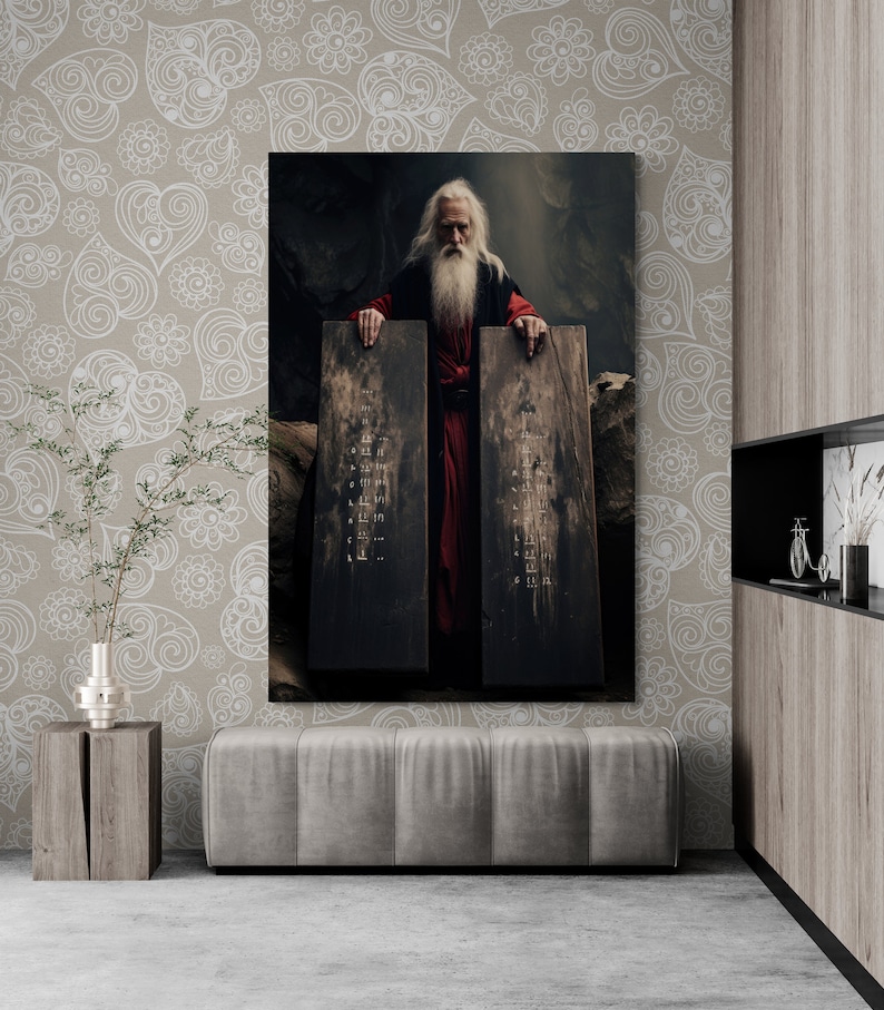 Ten Commandments Art, 10 Commandments, Moses Tablets, Mosses Crossing ...
