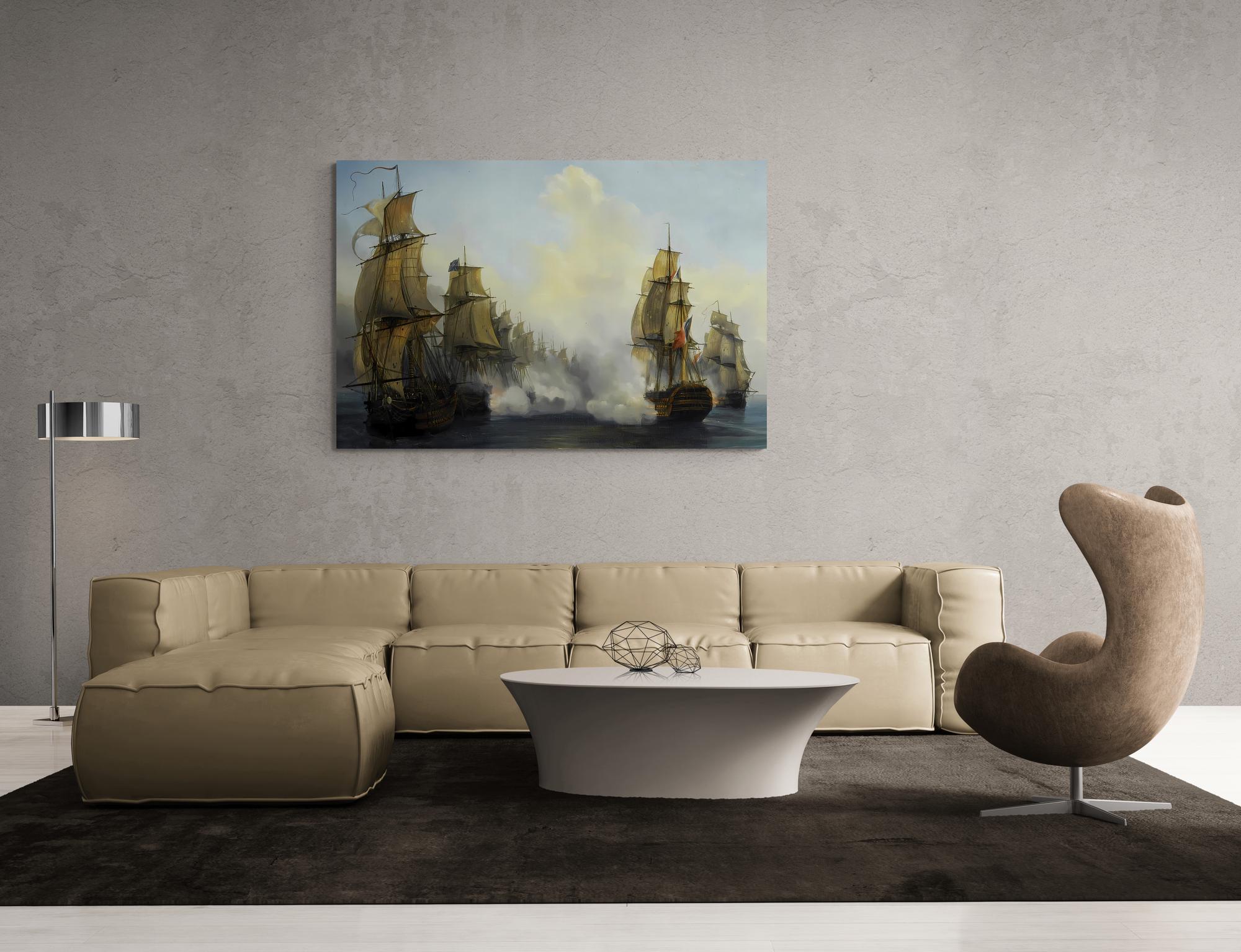 Vintage Sailing Ships Canvas, Classic Tall Ship Naval Scene - Etsy