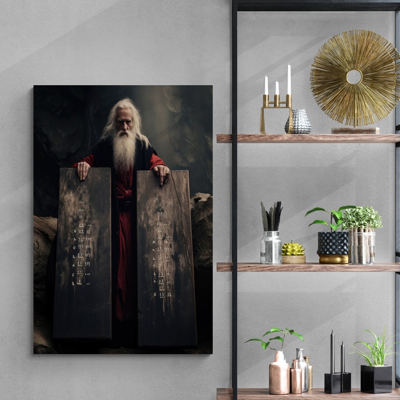 Ten Commandments Art, 10 Commandments, Moses Tablets, Mosses Crossing ...