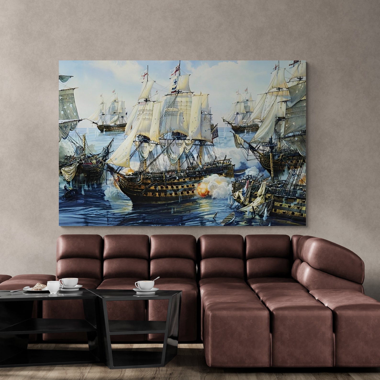 The Battle of Trafalgar, Pirate Ship, Battle Ship, Maritime Gifts, Old ...