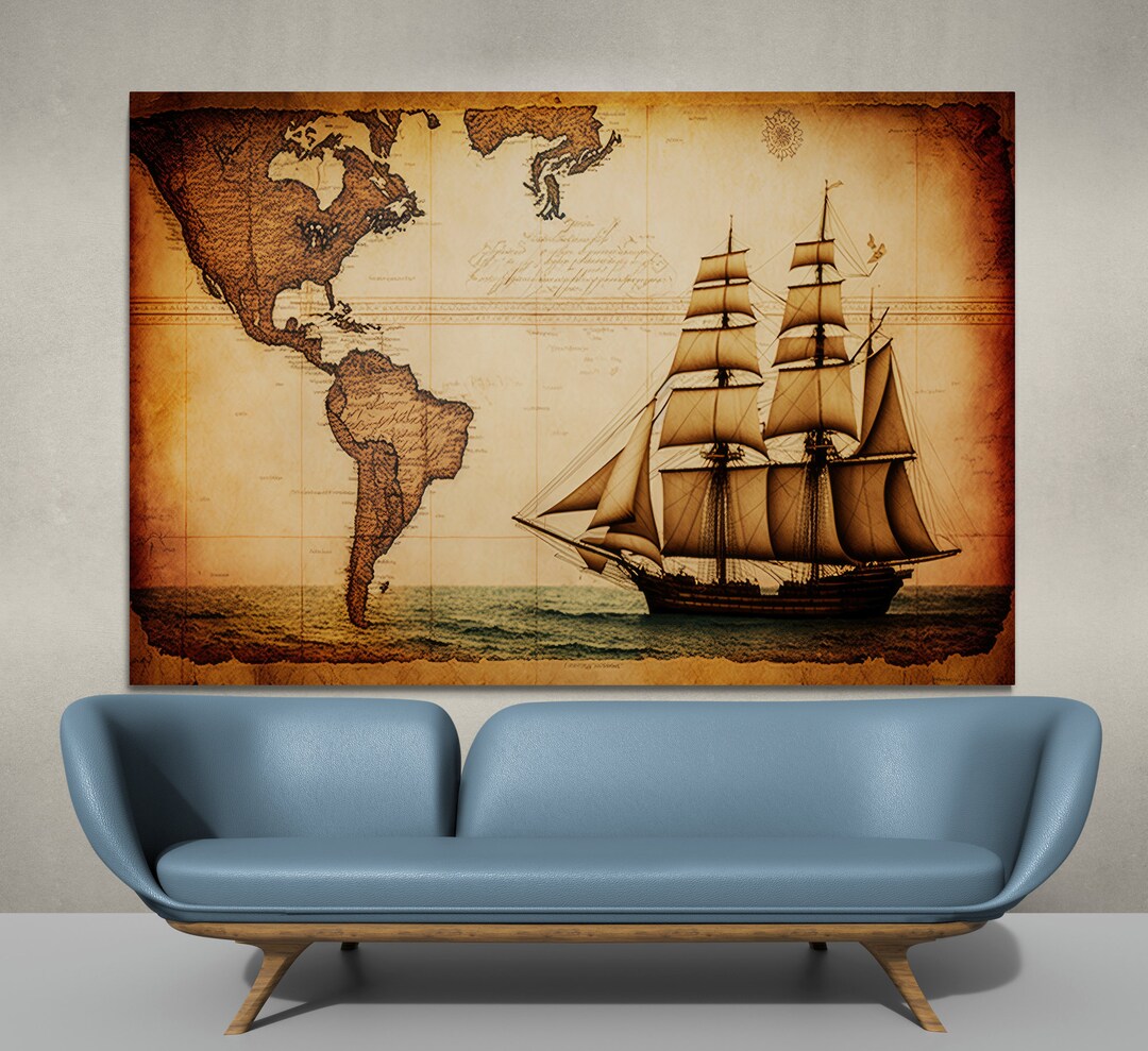 Old Map, World Map, Treasure Map Pirate, Caribbean Pirate, Pirates Ship ...