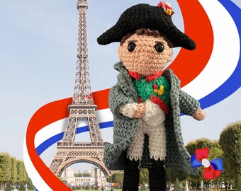 PATTERN ONLY Napoleon Bonaparte Amigurumi Crochet Iconic - Etsy