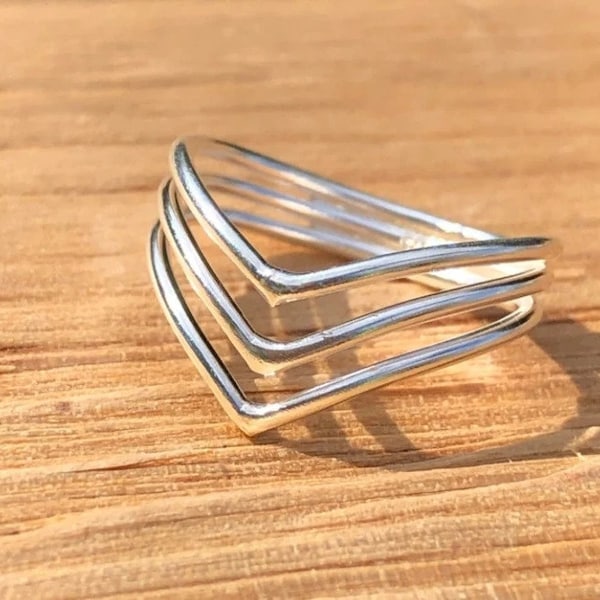 Parallel Lines Ring - Etsy