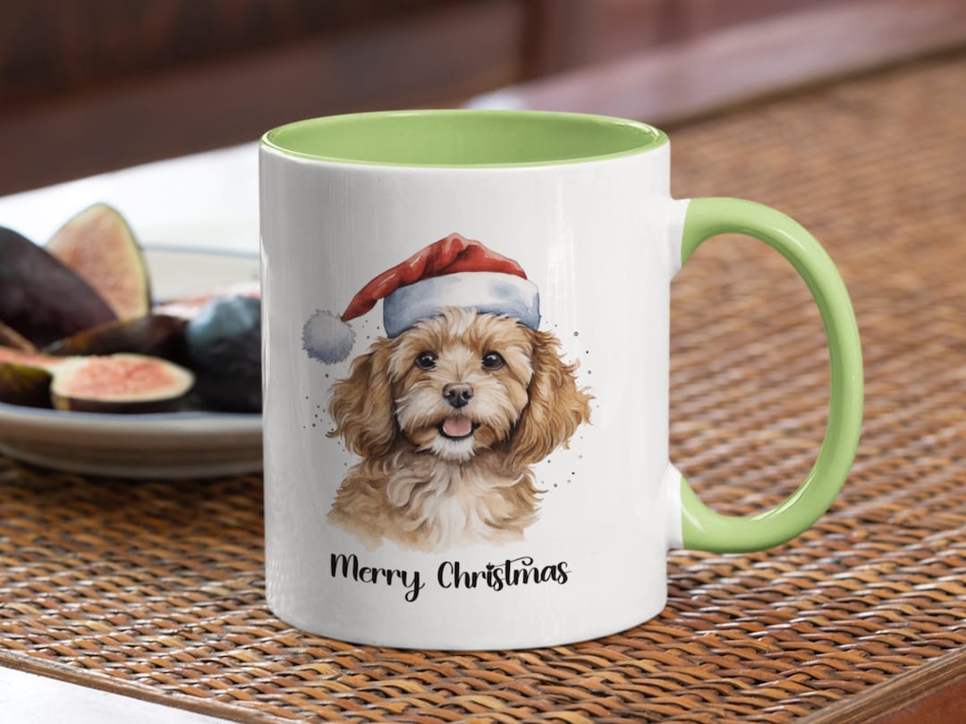 Cavapoo Christmas Mug Gift, Dog Mug, Dog Lover Gift, Christmas Dog Gift ...