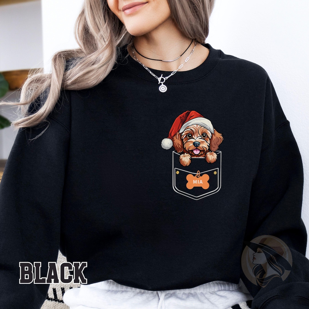 Cavapoo Christmas Jumper, Custom Dog Sweatshirt, Perfect Gift for Dog ...
