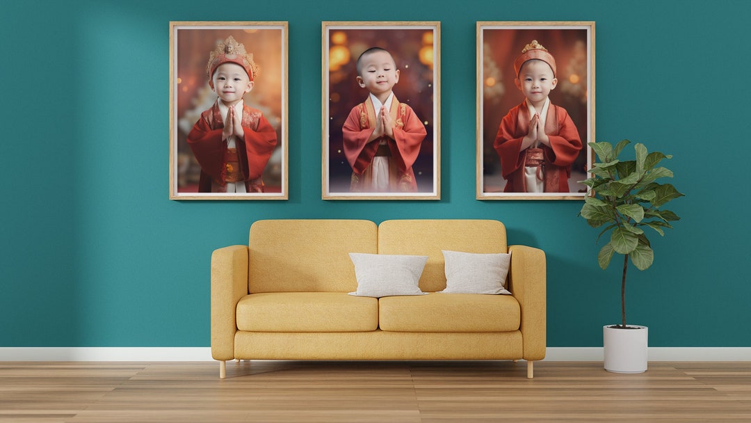 Three Monk Children Color Images to Download and Print, Downloadable ...