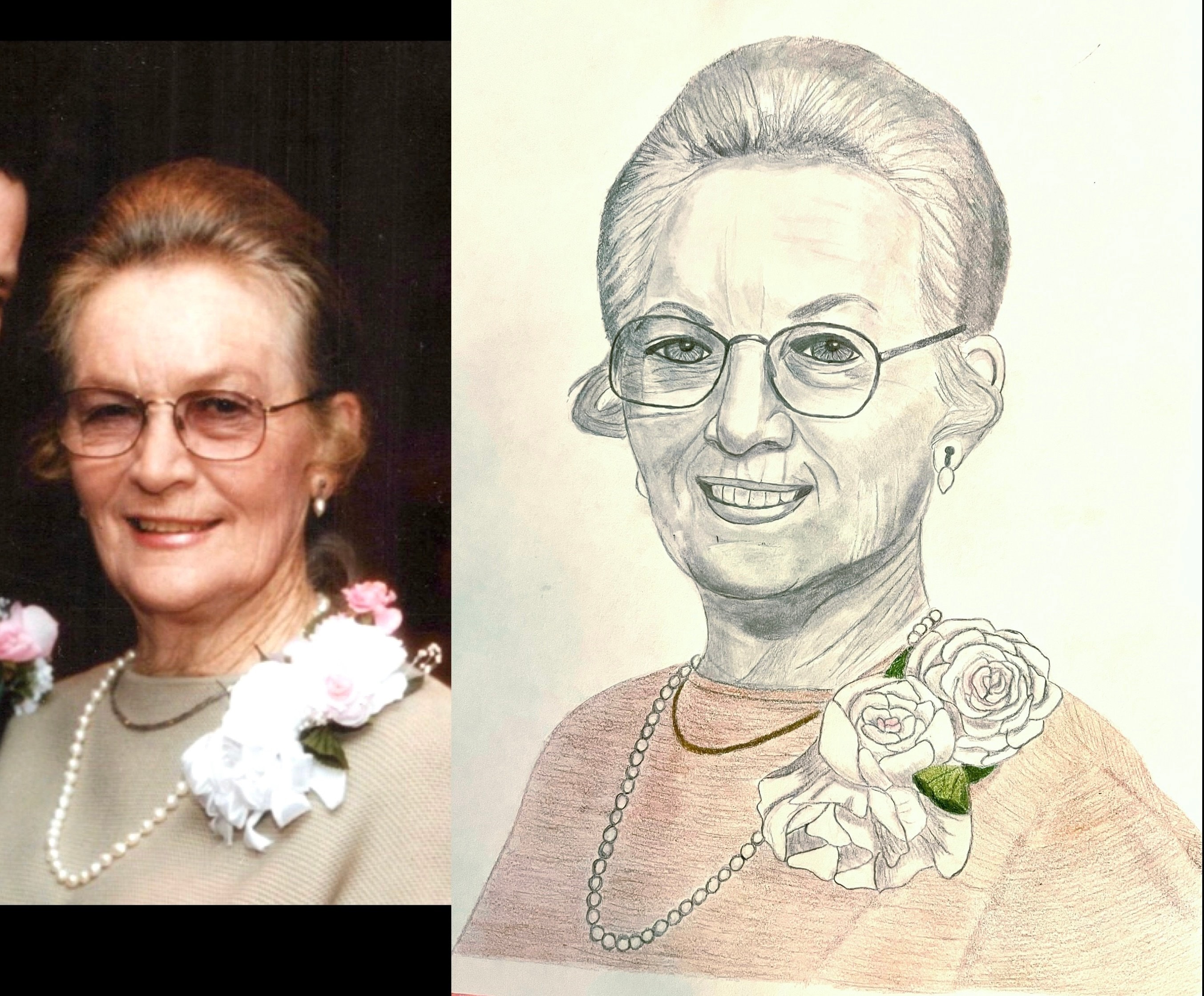 Hand-drawn Pencil Portrait Artwork From Photographs - Etsy