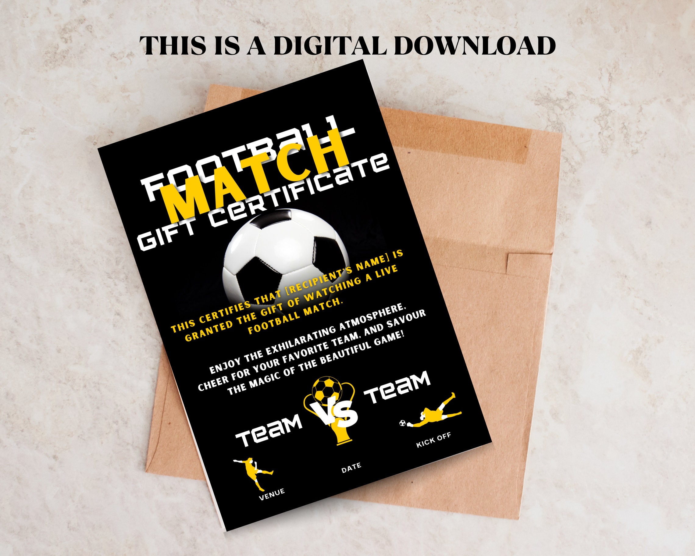 Editable Football Match Birthday Invitation Customizable - Etsy