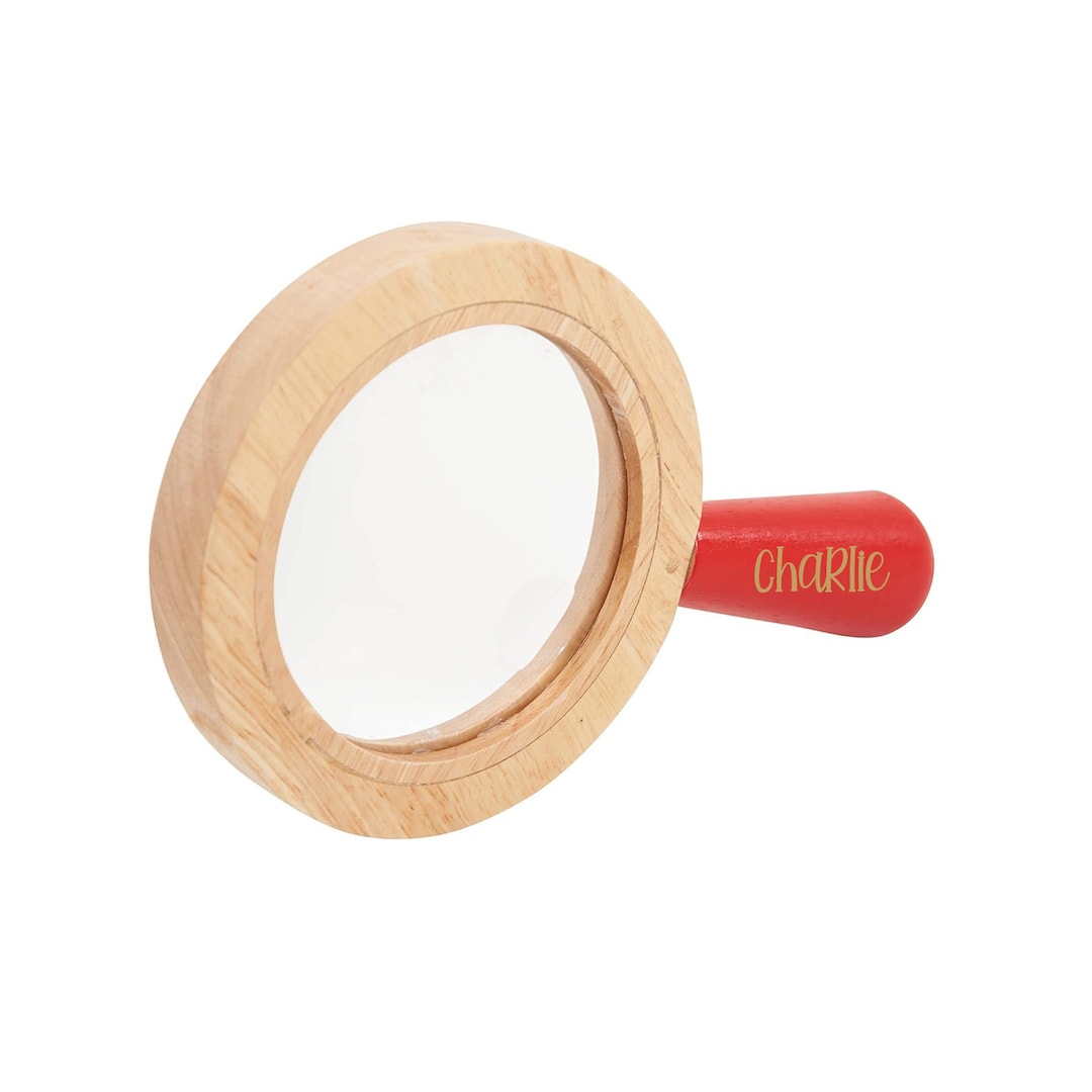 Wood Magnifying Glass With Custom Name for Toddlers and Children ...