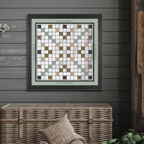 Scrabble Board - Etsy