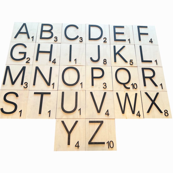 Giant Scrabble Tiles - Etsy