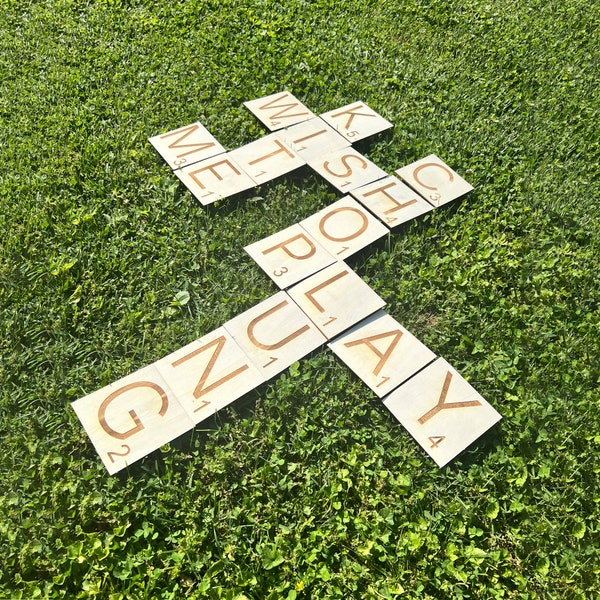 Giant Scrabble Tiles - Etsy